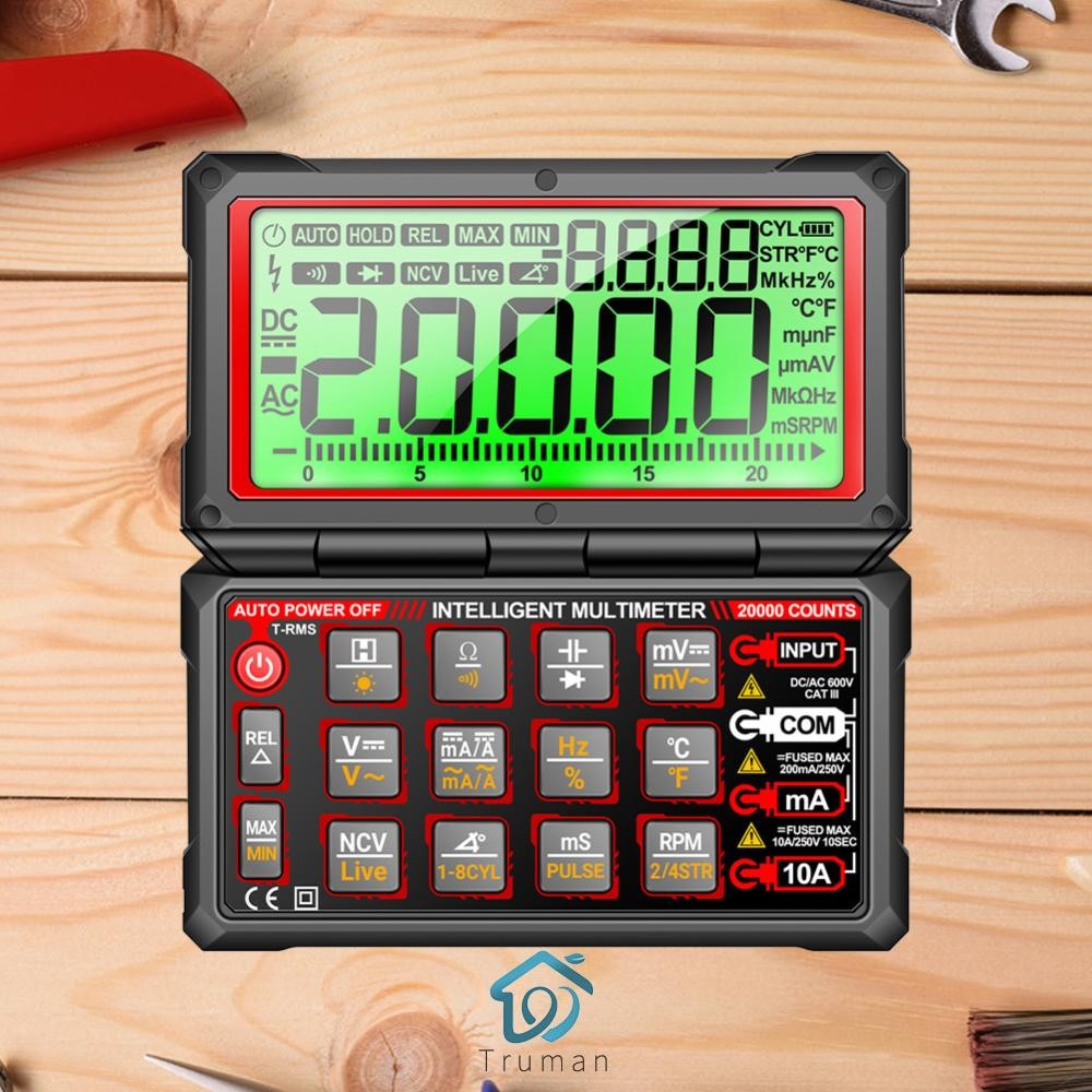 Digital Auto Repair Multimeter Built-in Rechargeable Lithium Battery ...