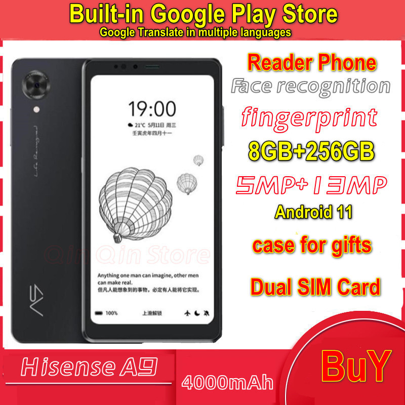 Google play Hisense A9 Ereader high quality hifi cold warm backlight ...