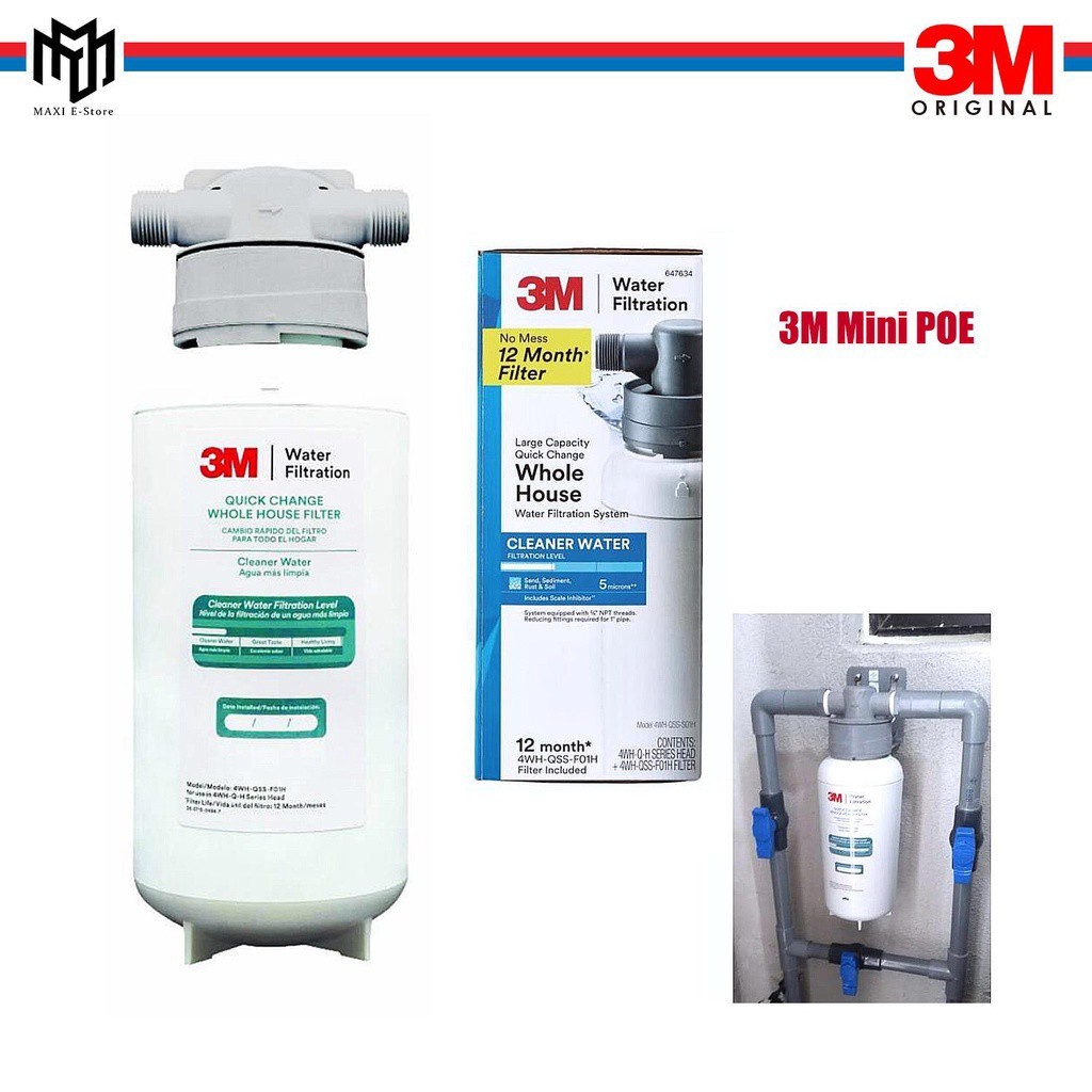 3M Aqua Pure Mini POE Outdoor Water Filter | Shopee Malaysia
