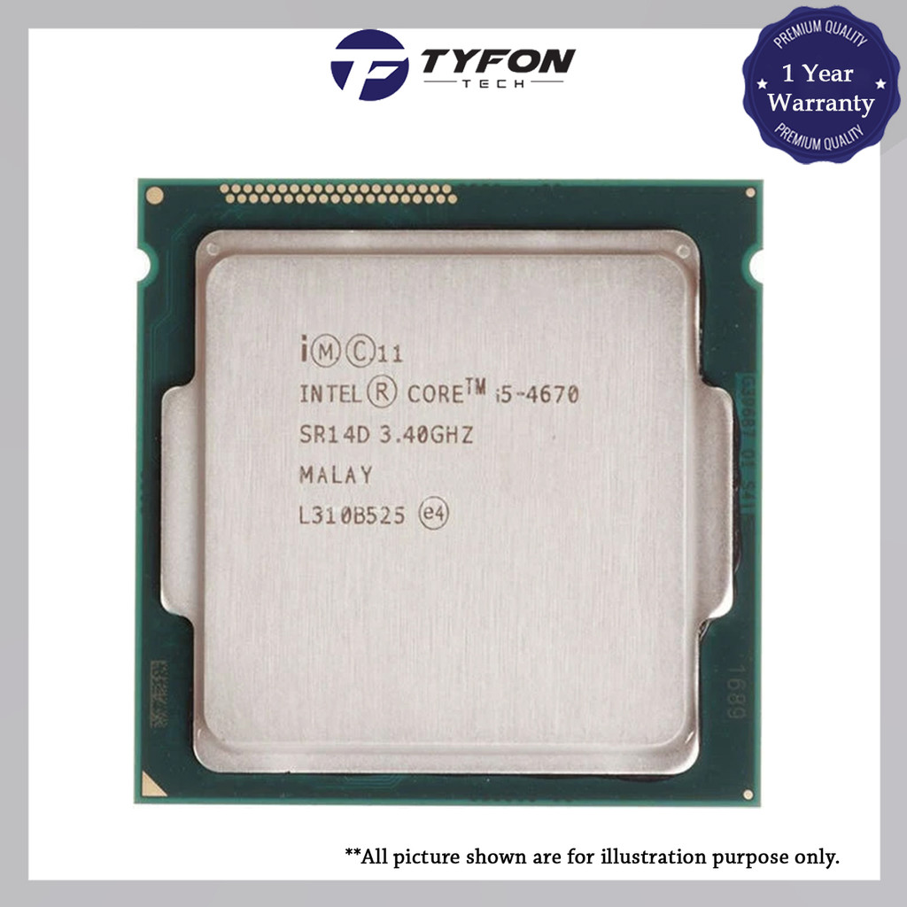 Intel Core i5-4670 Desktop Processor (6M Cache, up to 3.40 GHz ...