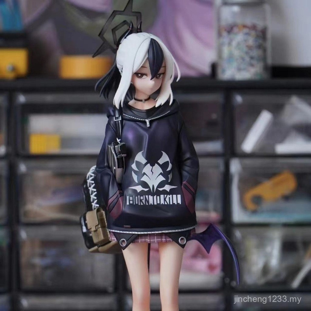 Fail biru hitam gelap hantu Fang Jiayoko kit garaj anime Jepun model ...