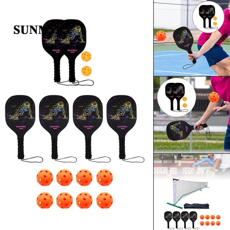 [ Rackets with Pickleballs, Portable Pickleball Rackets for Kids ...