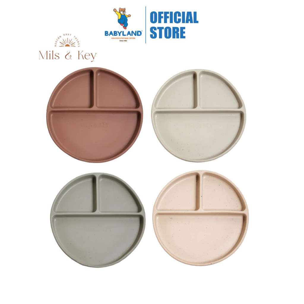 Mils and Key Speckled Divided Plate (12m+) | Shopee Malaysia