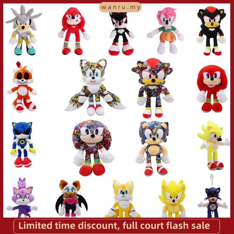 sonic plush mainan sonic patung sonic super sonic toys Cartoon Doll The ...