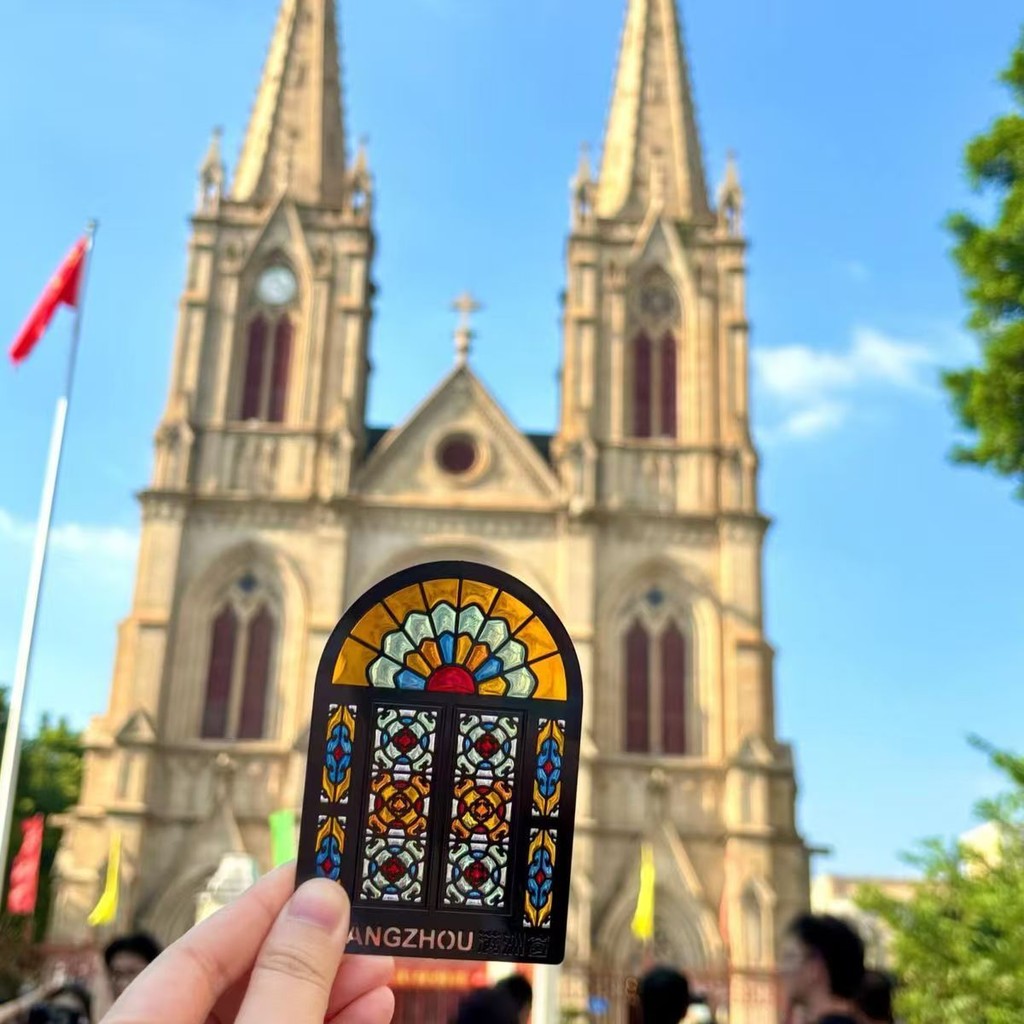 【shipment within 24 hours‌】 kreatif kaca berwarna gereja sagrada ...