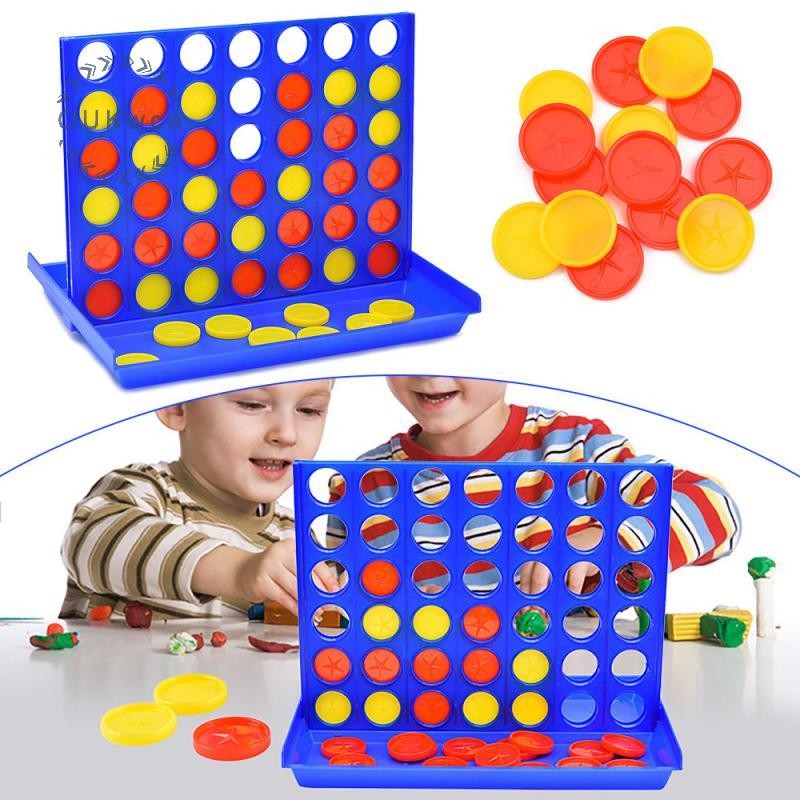 OUKwca Foldable Connect 4 In A Line Board Game Children's Educational ...