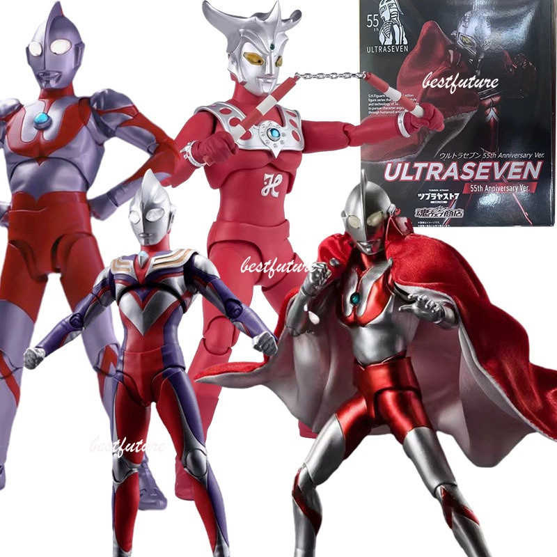 SHF Ultraman Ultra Seven 55th Anniversary Ver. Sh Figuarts Ultraman ...