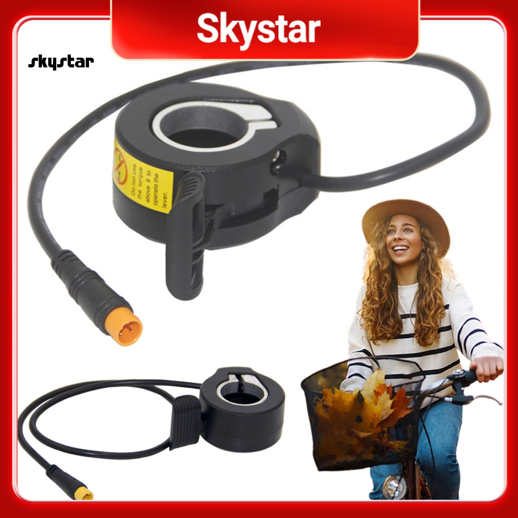 skystar Thumb Throttle with 48cm Cable Speed Control Thumb Shifter Bafang Bbshd Electric Bike ...