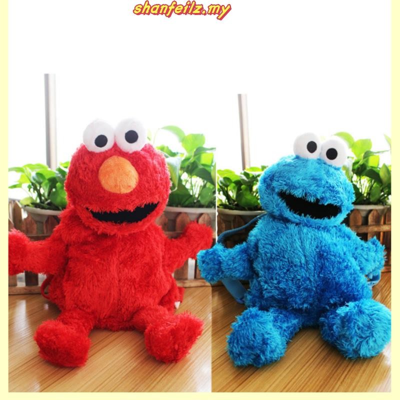 New 14" Living Hand Puppets Elmo Cookie Monster Sesame Street Soft ...