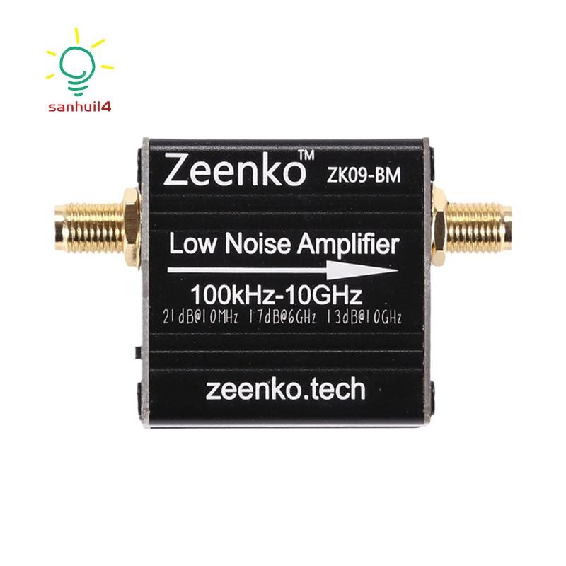 👑 ZK09-BM Low Noise Amplifier 100k-10GHz High Gain LNA RF Power ...