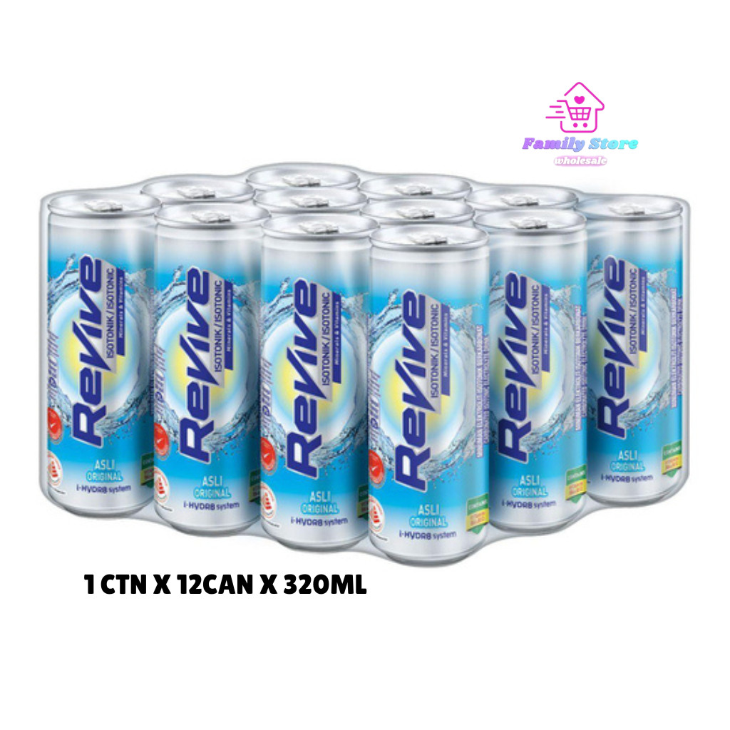 AIR MINUMAN REVIVE 320ml x 12 cans (Carton) | Shopee Malaysia