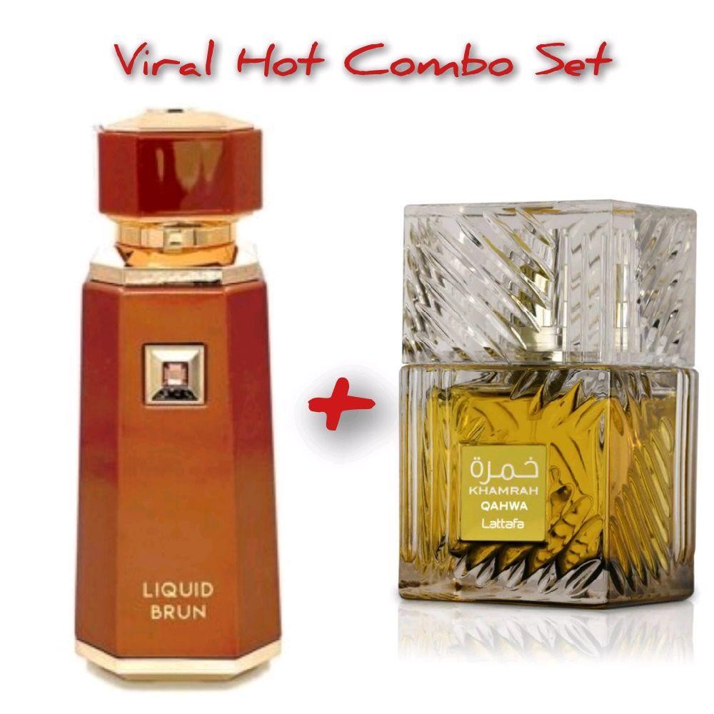 Combo Set Liquid Brun by French Avenue & Khamrah Qahwa by Lattafa ...