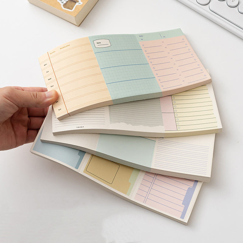 50pcs Notepads Tear-Off Sheets Post Notes Desk Notes Messages Scrapbook ...