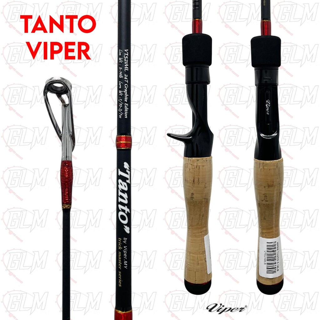 VIPER TANTO BAITCASTING (BC) FISHING ROD | Shopee Malaysia