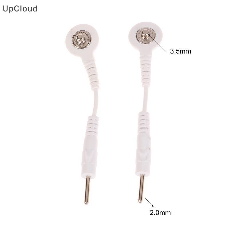 [UpCloud] 2PCS Electrode Lead Wires Pin-To-Snap Adapter Cables Plug w ...