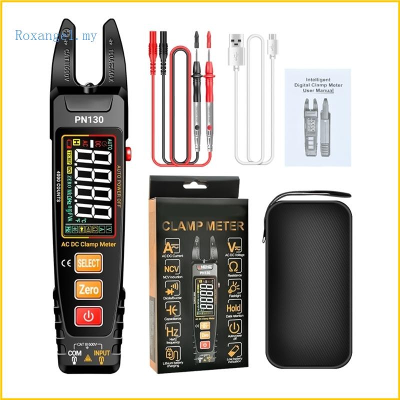 ROX Digital Clamp Multimeter Accurate Current Voltages Resistance ...
