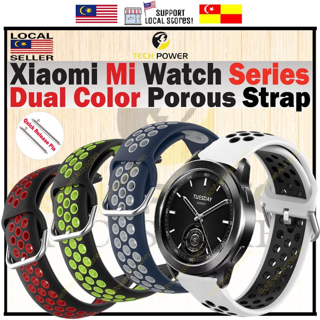 Xiaomi Watch Strap Watch S4/ Color /S3 /Watch 2 /Pro /Color Sports /S1 /Active,Dual Color Porous ...