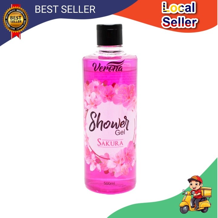 Cecair Mandian Sakura, Gel Mandian Sakura, Shower Gel Sakura 500ML ...