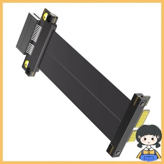 Bang PCIE 1X Risers Cable 180 Degree to 90 Degree Right Angle PCIE4 0 ...