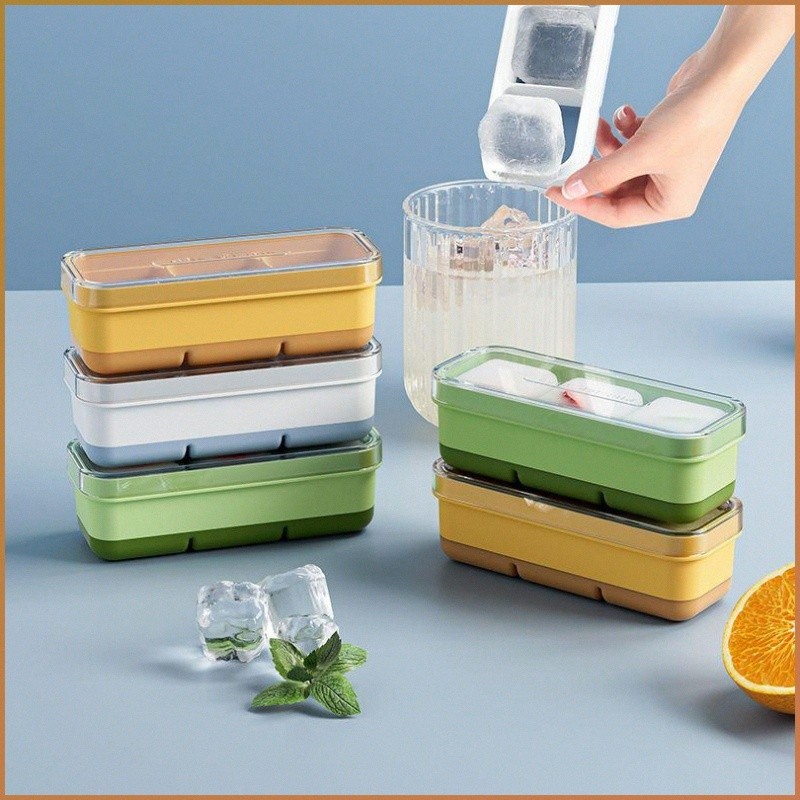 Silicone Mini Ice Compartment Refrigerator Odorless Ice Lattice Rack ...