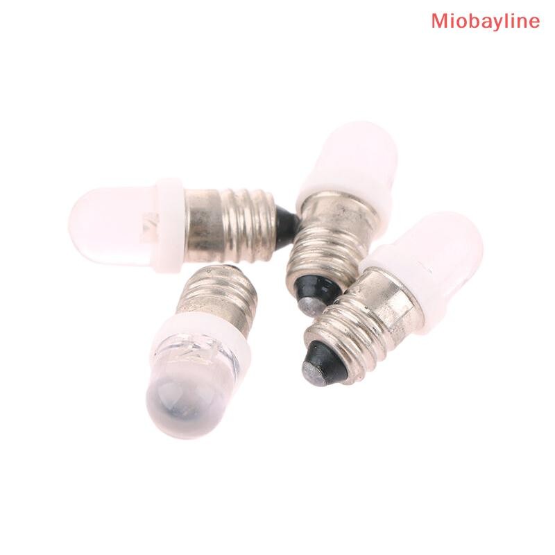 {Miobayline} 5Pcs E10 Led Bulb E10 DC 3V 6V 12V 24V Instrument Bulb E10 ...