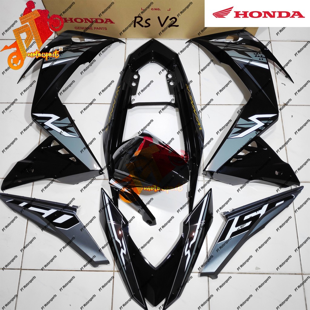 Honda Rs150 V1 V2 Cover Set Black Winner Black Gray Original / OEM 13 | Shopee Malaysia