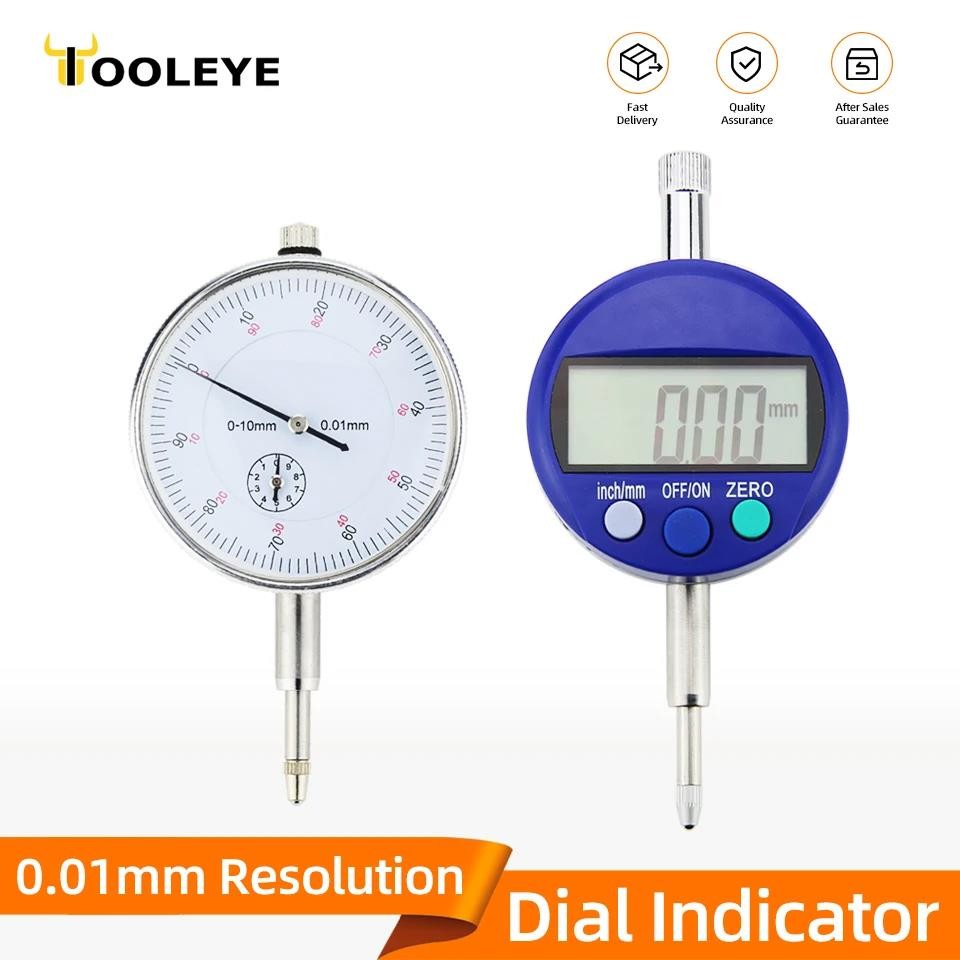 0-10mm/30mm Dial Indicator Precision Comparator Dial Bore Gauge Indicator Micrometer Measurement ...