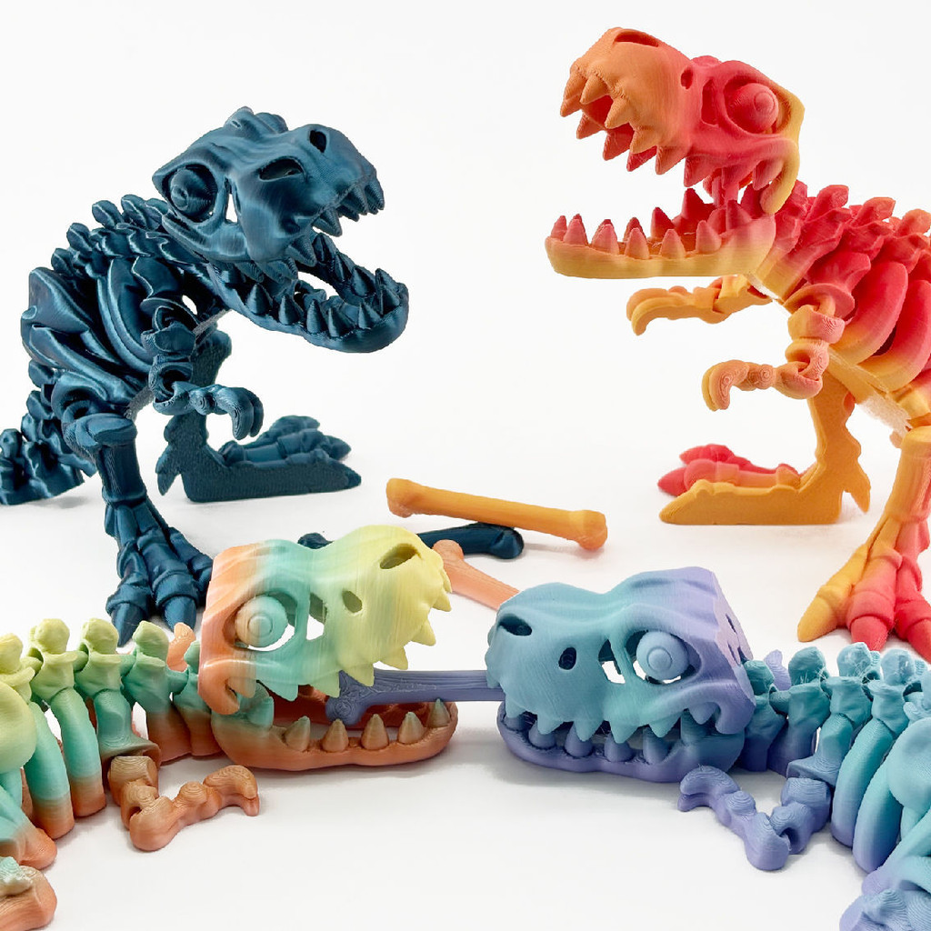 Jenis popular barang niaga # Dinosaur mainan 3D bercorak bergerak sendi ...