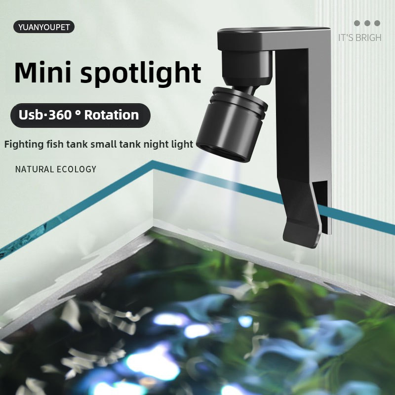 Aquarium Light Focus Light for Fish Tank Indoor LED Light Big Clip Lamp ...