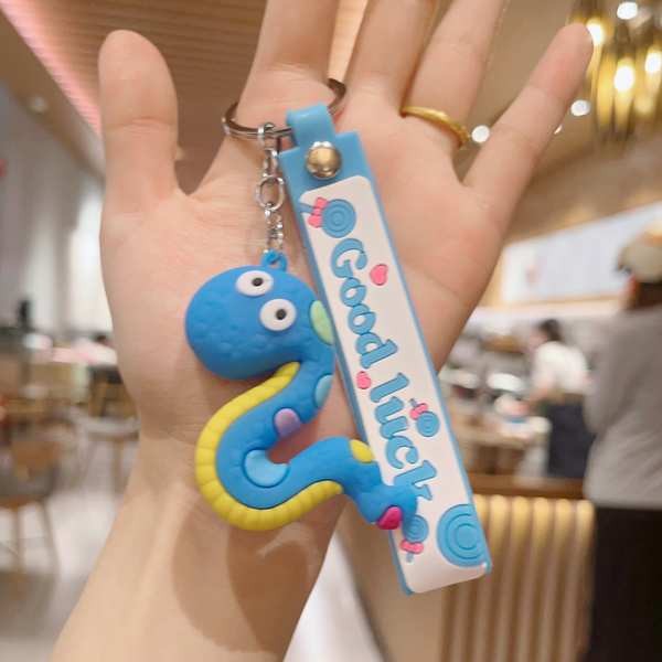 keychain cute keychain mathcing 2025 Rantai Kunci Ular Kecil Baharu ...