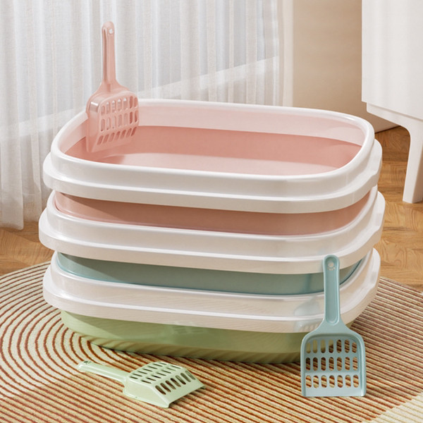 cat villa with litter box cat litter box Kotak sampah kucing bersaiz ...