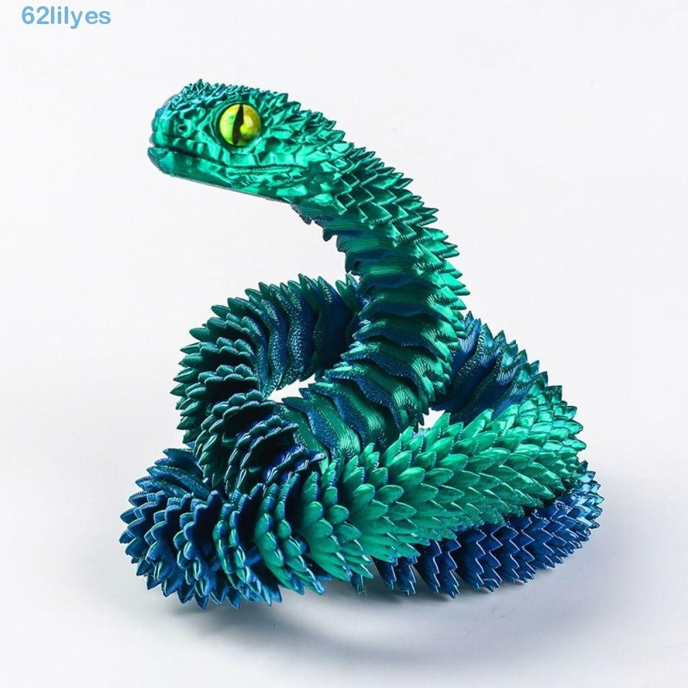 Fidget Snake 3D Printed Animals-Snake, Snake Fidget Toy, 3D Printed ...