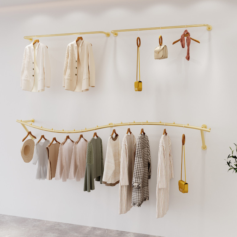 Combination Clothing Store Display Rack Clothing Store Hanger Floor ...