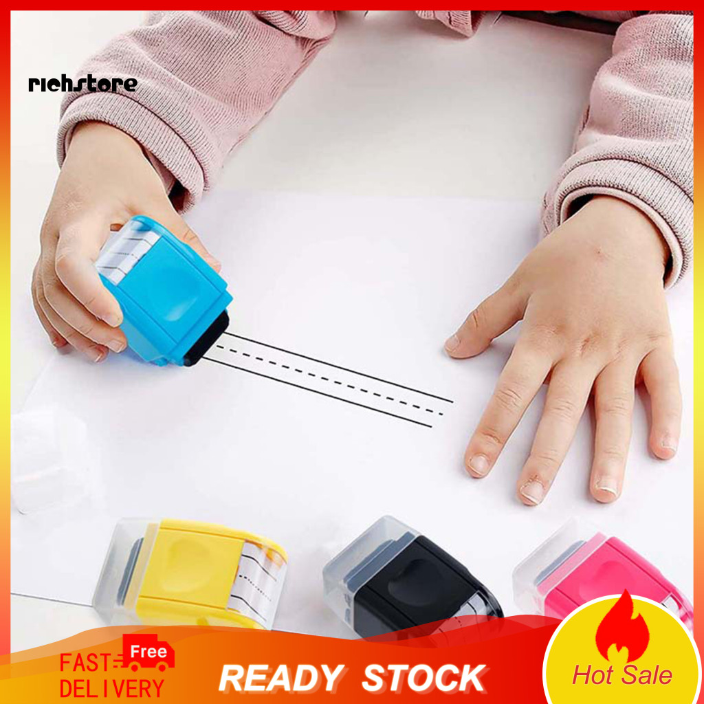 Dashed Writing Line Stamp Parenting Tool Portable Dashed Line Road ...