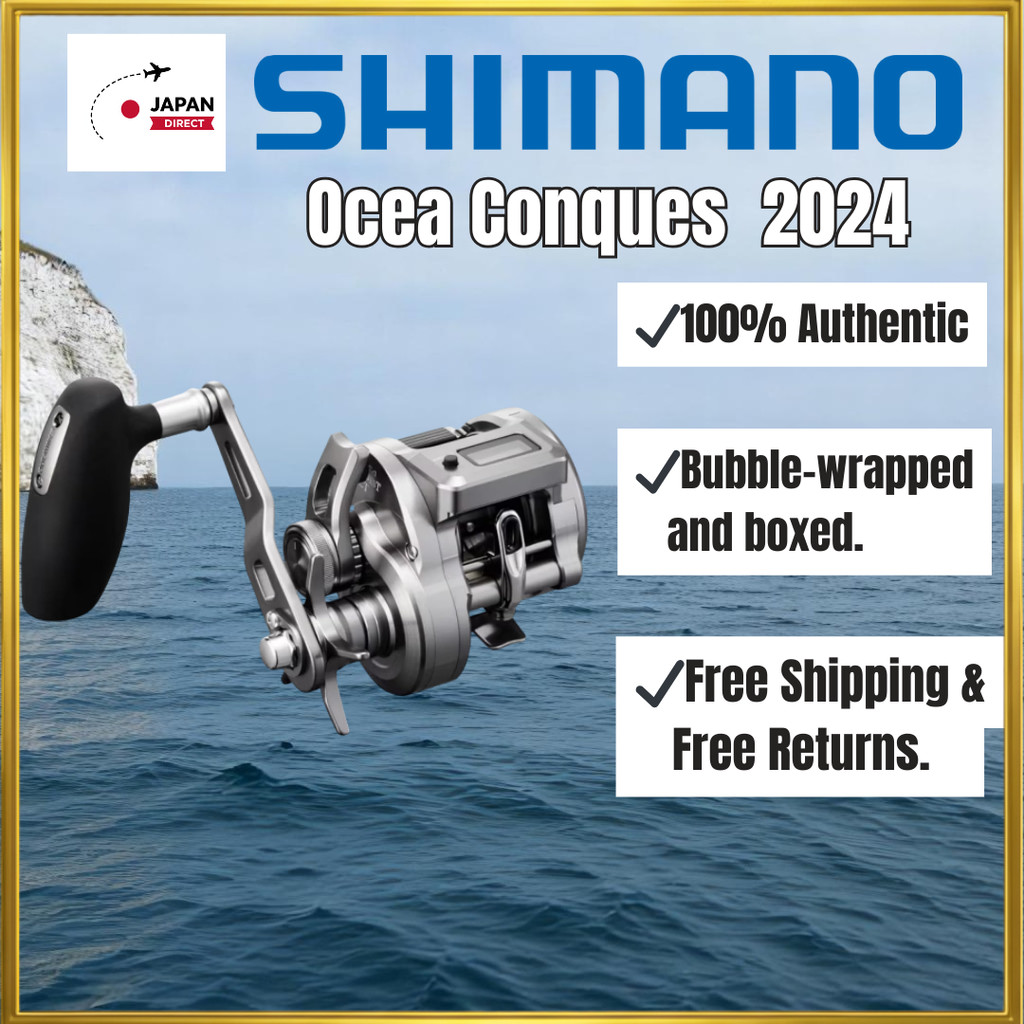 SHIMANO 24 Ocea Conquest CT Left/Right Dual Axis Reel Series | Shopee ...
