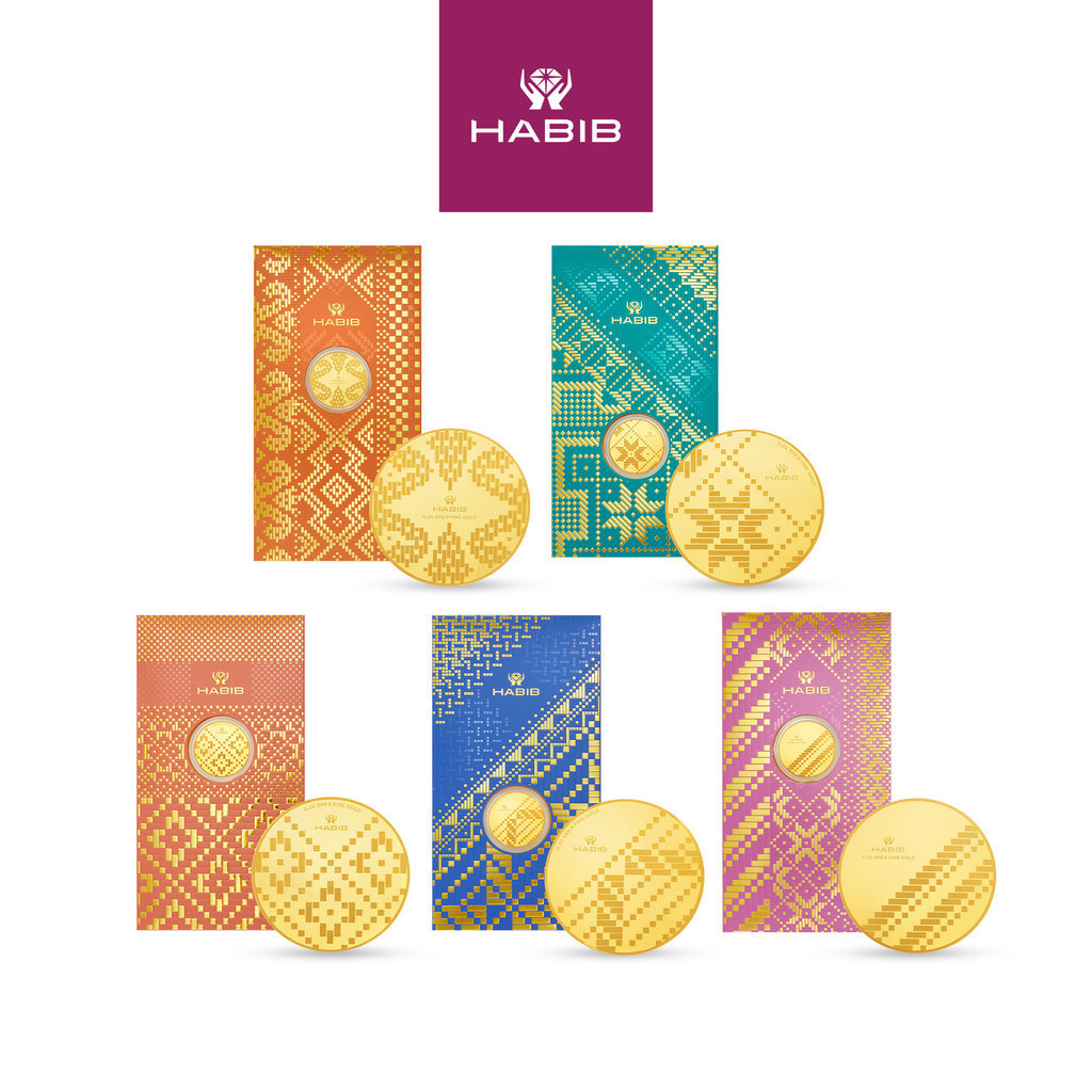 HABIB Weave 2.0 Collection | 999.9 Gold Wafer Coin (0.20g) | Shopee ...