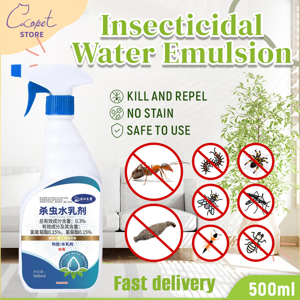 500ML Insecticidal Water Emulsion Spray Serangga Insect Awesome Bebas Racun 100% Organik COCOPET ...
