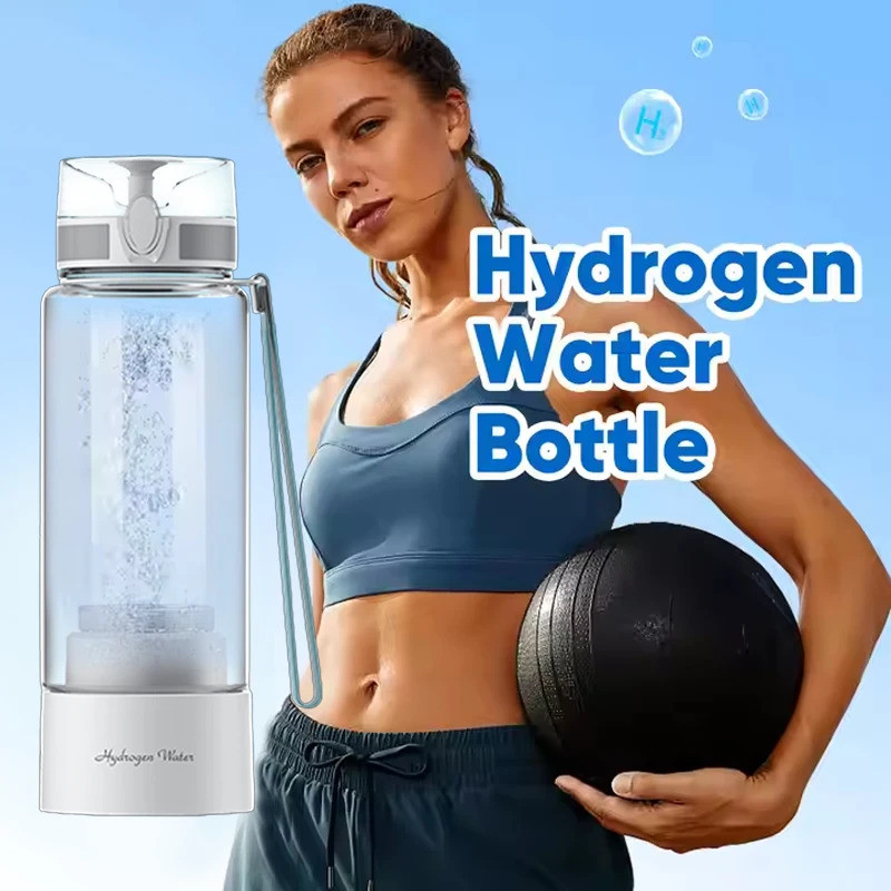 New Sports Style SPE & PEM Hydrogen Rich Water Generator 2000ppb Large Battery Capacity Hydrogen ...