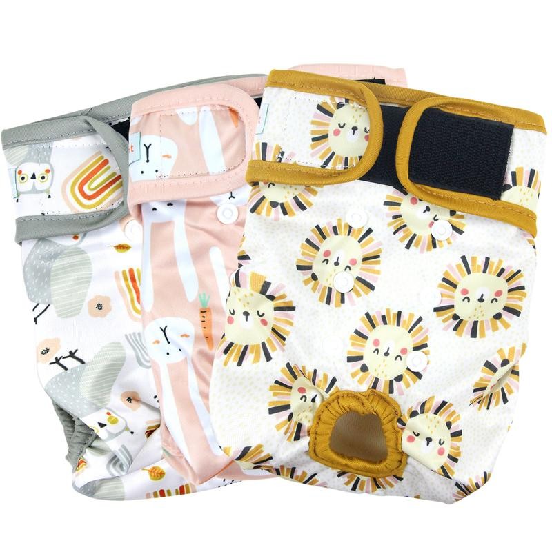 Reusable Female Dog Diapers for Dogs in Heat and Incontinence, Pañales ...