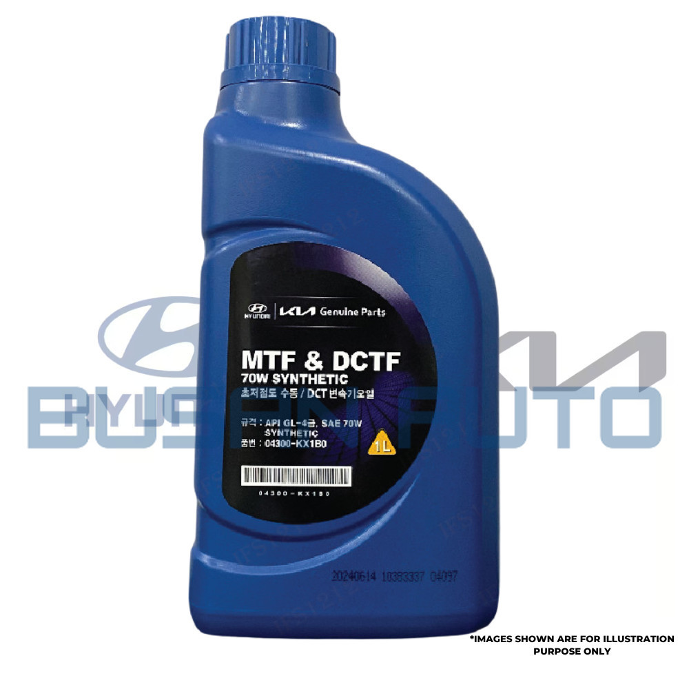 Genuine MTF & DCTF Transmission Fluid 04300-KX1B0 1L for Hyundai ...