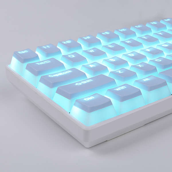 keycaps MageGee PBT Double Leather Milk Pudding Dual Color Injection ...
