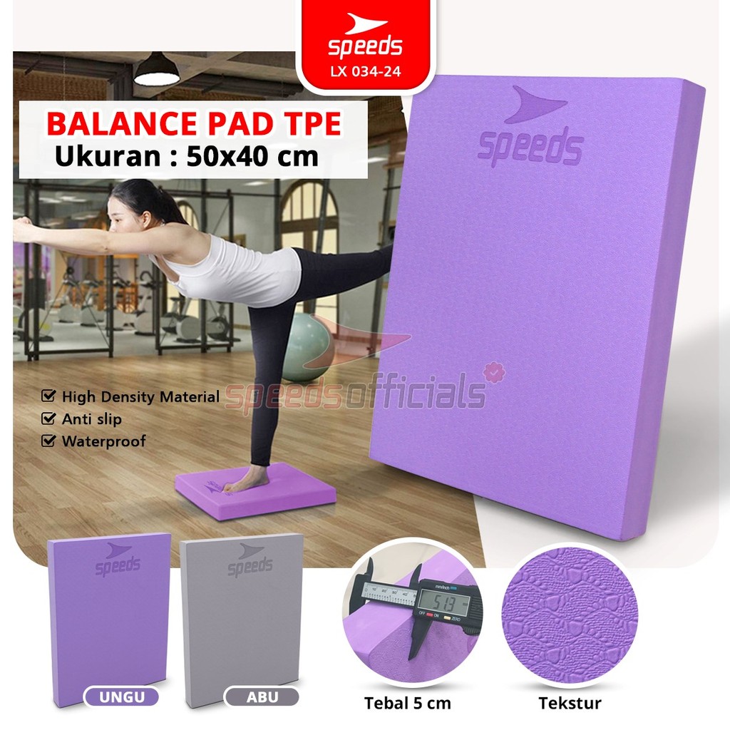 Speeds Balance Pad TPE 50x40x5cm Knee Pad Yoga Pad Sports Knee Mat ...