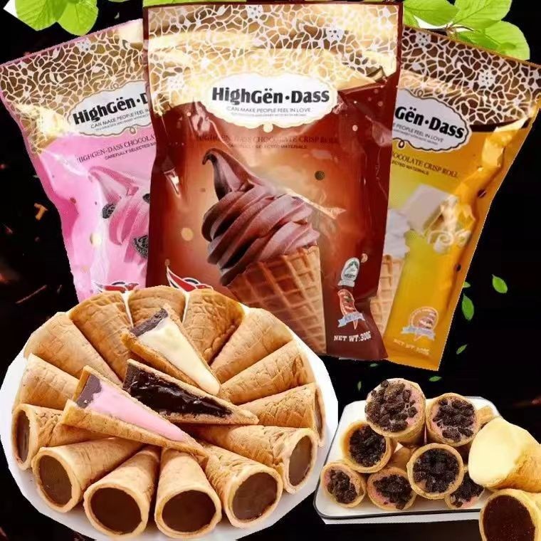 Imported Haagen-Dazs Pop Crispy Crispy Tube Chocolate Cream Sandwich ...