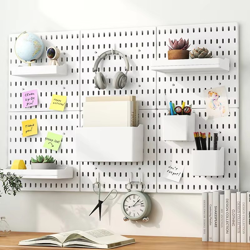 Pegboard Perforated Display Board Wall Display Rack Peg Board Wall ...