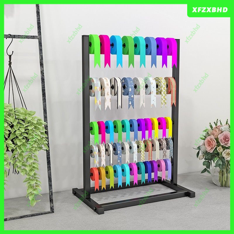Ribbon Wrapping Paper Ribbon Storage Floor Stand Flower Shop Ribbon ...