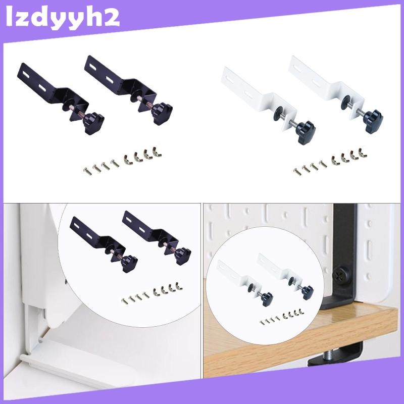 [LzdyyhacMY] 2 Pieces Pegboard Desk Mount Pegboard Desk Brackets ...