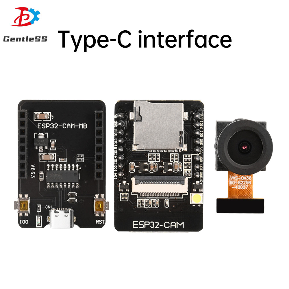 ESP32-CAM WIFI BT Development Board 2.0MP ESP32-S Module OV2640 OV3660 Camera Module Expansion ...