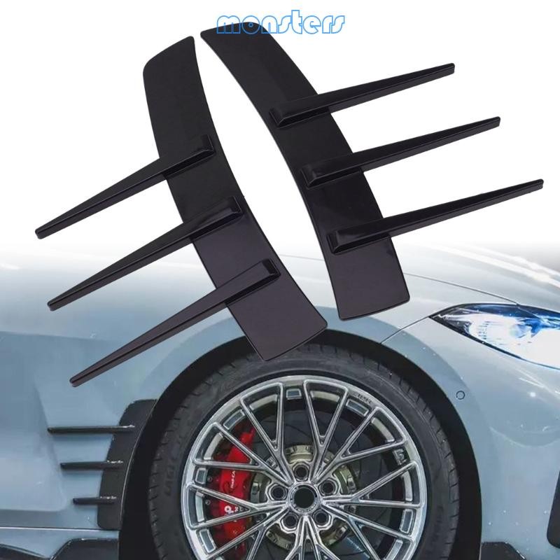Mon Car Fenders Side Vent ABS Spoiler Fenders Decorative Stickers Air ...
