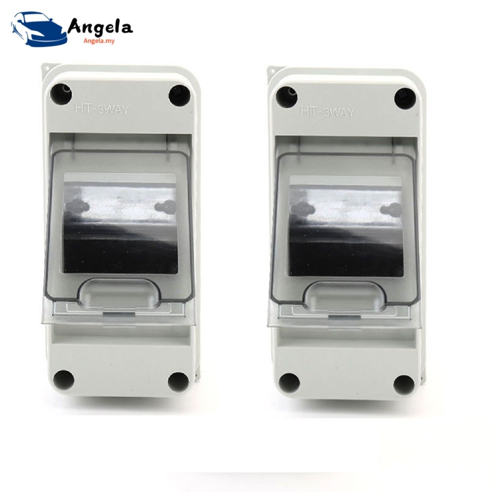 Angela.my ️ 2PCS 3-Way Power Distribution Box IP65 Rail Enclosure Wall ...