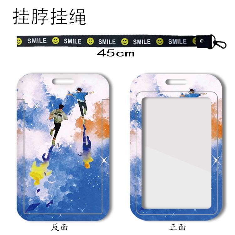 Slash DIY Student Card Set Campus Card Bus Card Holder Factory Access ...